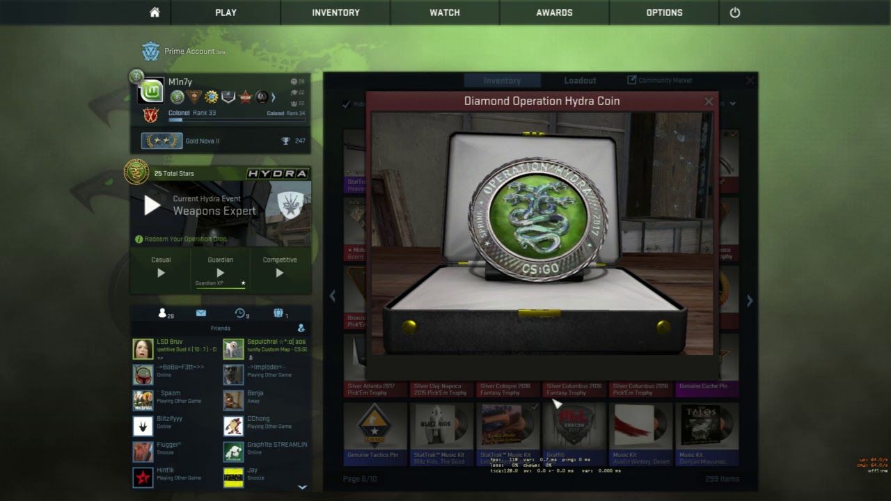 CS GO Hydra Diamond Coin - YouTube