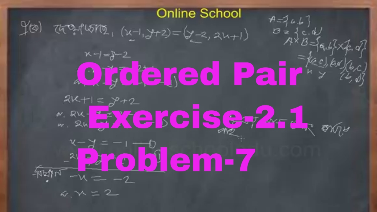 How to answer ordered pair mathematical problem? - YouTube