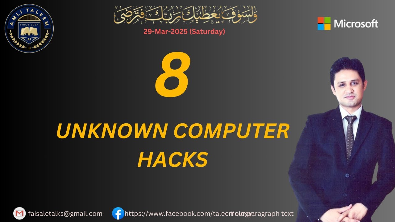 8 Generally Unknown Computer Hacks! A Tutorial on Windows - YouTube