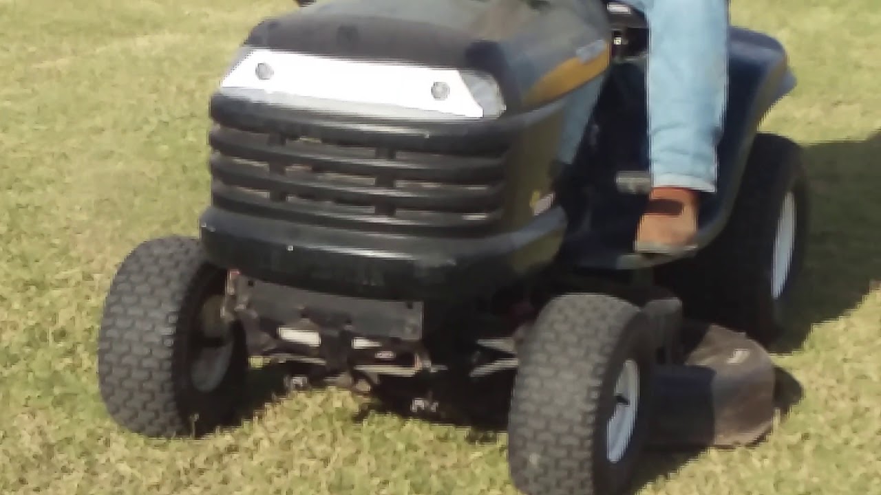 Tractor Podadora Craftsman LT1000 18HP Automático - YouTube