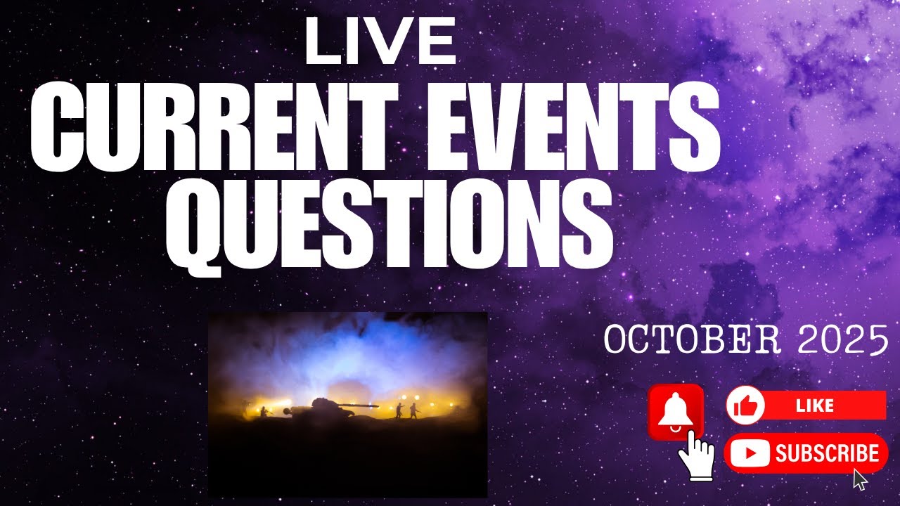 Live Current Events Questions and Predictions - YouTube