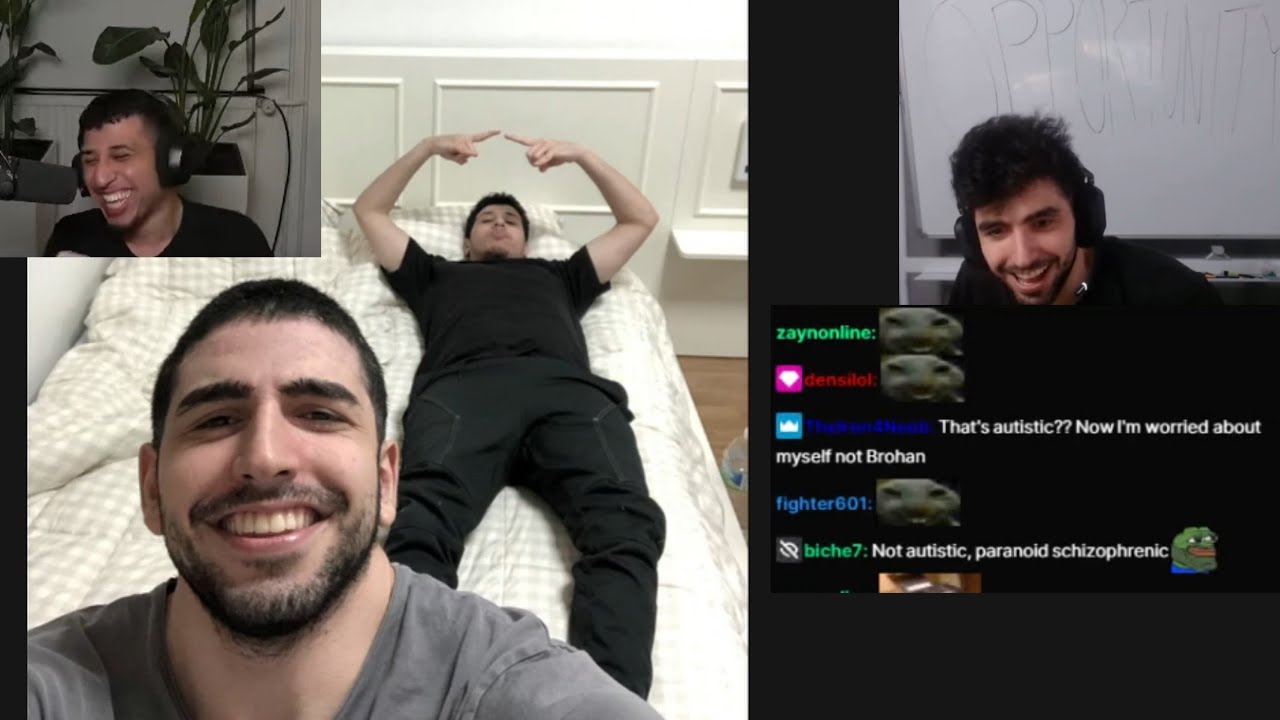 brohan reacts to "humzh shows chat brohan's most autistic moments with ...