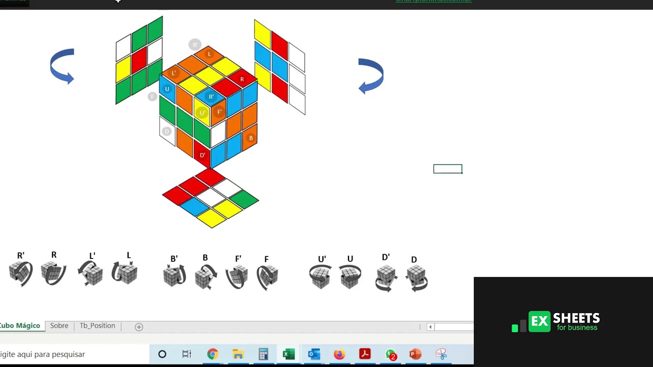 Playing Rubik's cube with Excel - Download - YouTube
