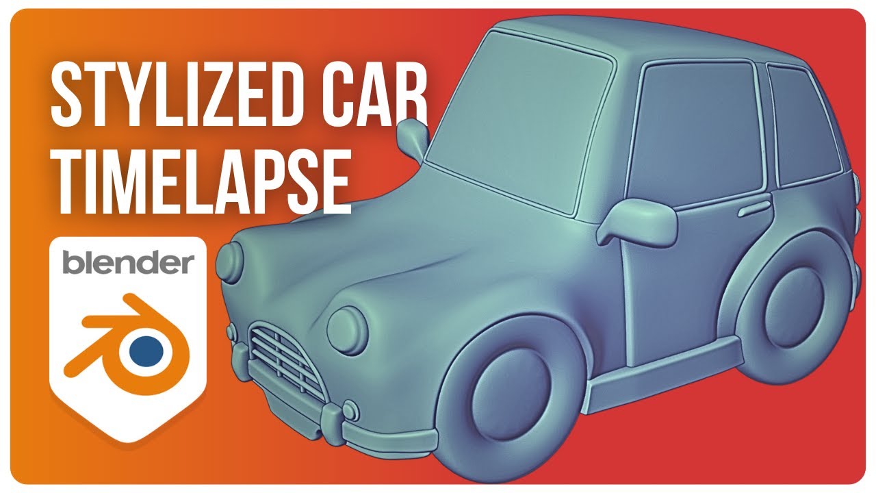 Creating 3D Stylized Car in Blender | Modeling Timelapse - YouTube