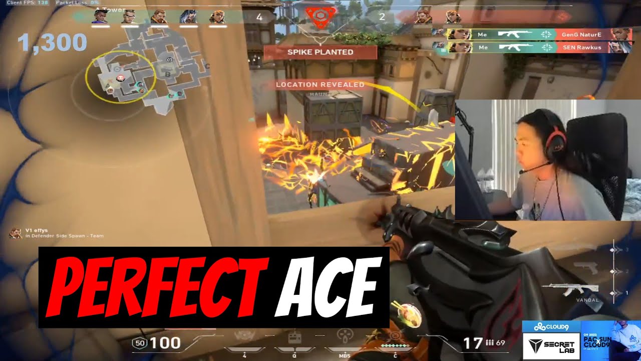 C9 Xeppaa Shows How To Use Perfect Raze Utility *CRAZY ACE* - YouTube