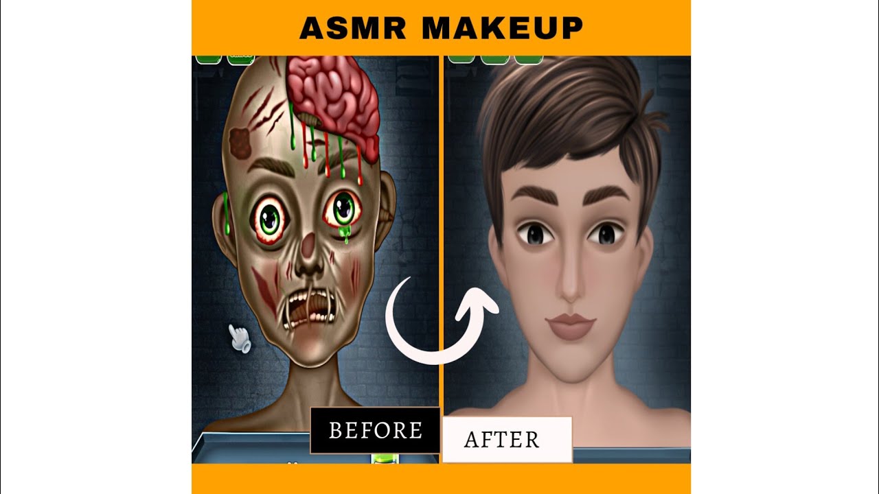 ASMR | Asmr Makeup Animation | Transforming an Evil Monster "Asmr ...