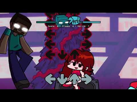 Fnf Danger(Vs Herobrine) Hardcore modchart Fanmade Gameplay - YouTube