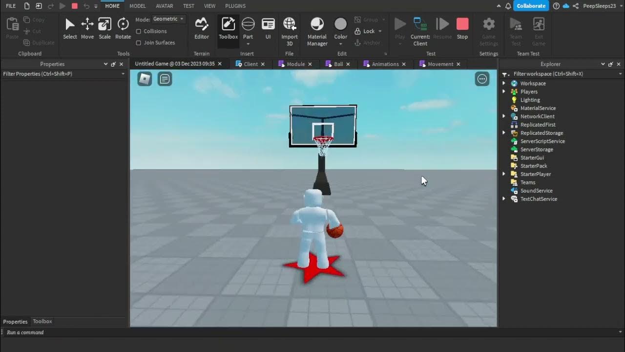 Simple Basketball System | WIP - YouTube