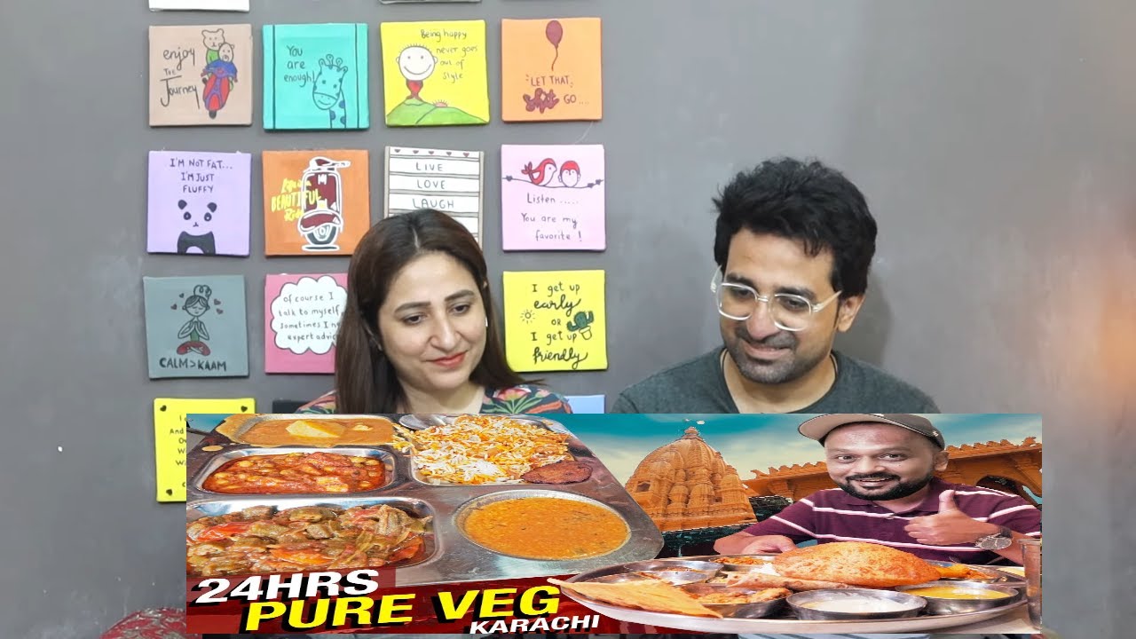 Pakistani Reacts to Eating Pure Veg in Karachi for 24 Hours Challenge ...