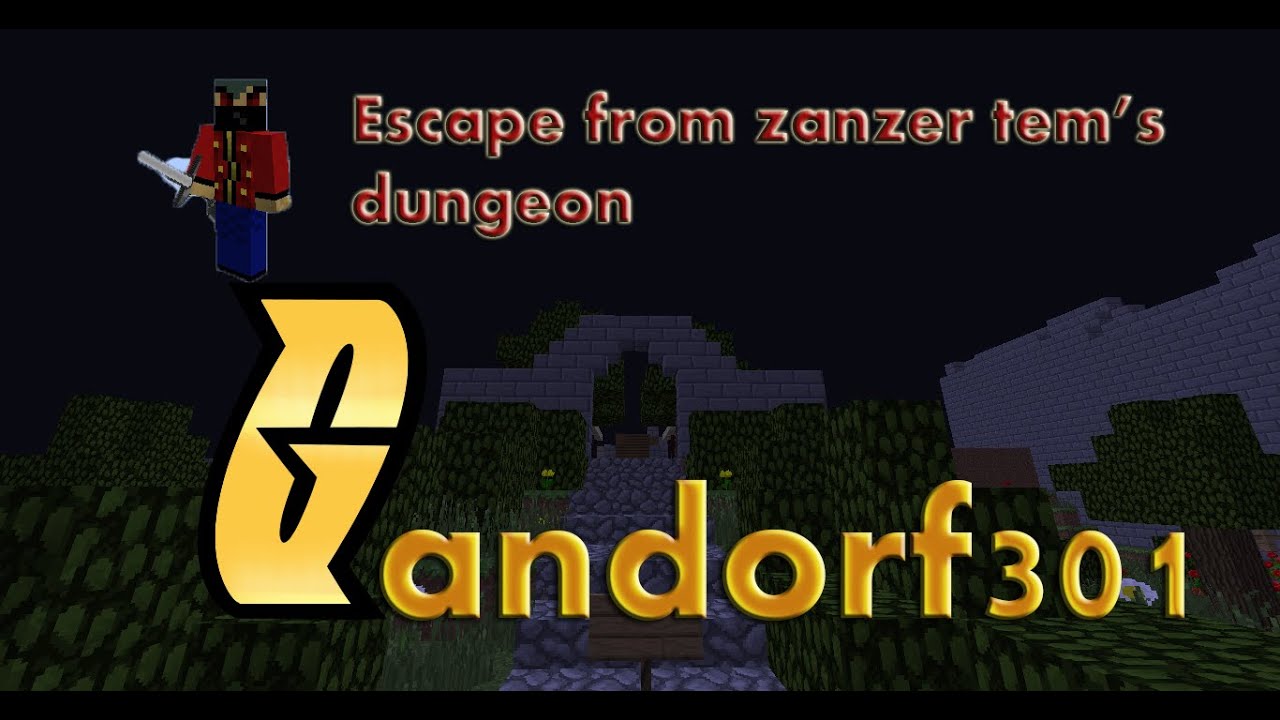 ATTENTION ZOMBIE MECHANT!! - Minecraft Escape From Zanzer Tem's Dungeon ...