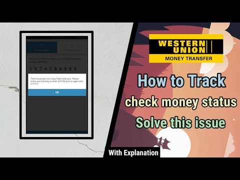 Western union How To check Money status || solved failed attempt || Alternative present