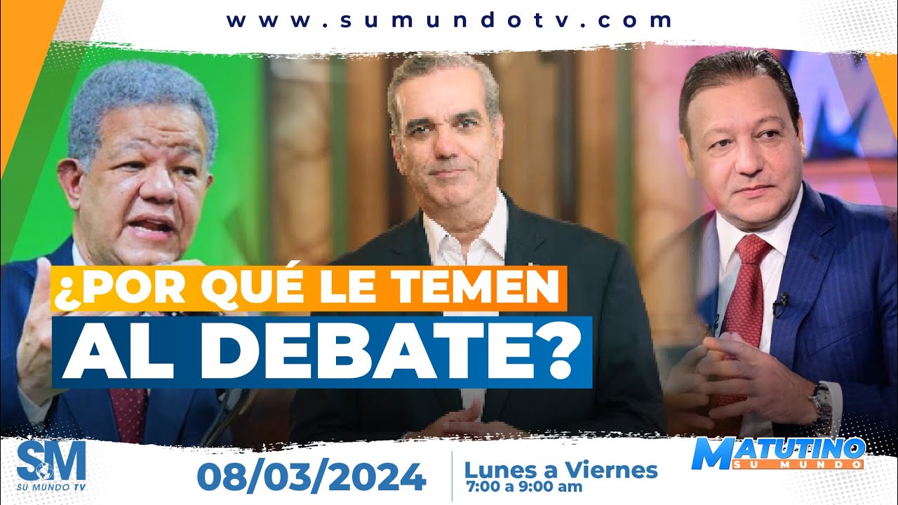 ¿POR QUÉ LE TEMEN AL DEBATE? - YouTube