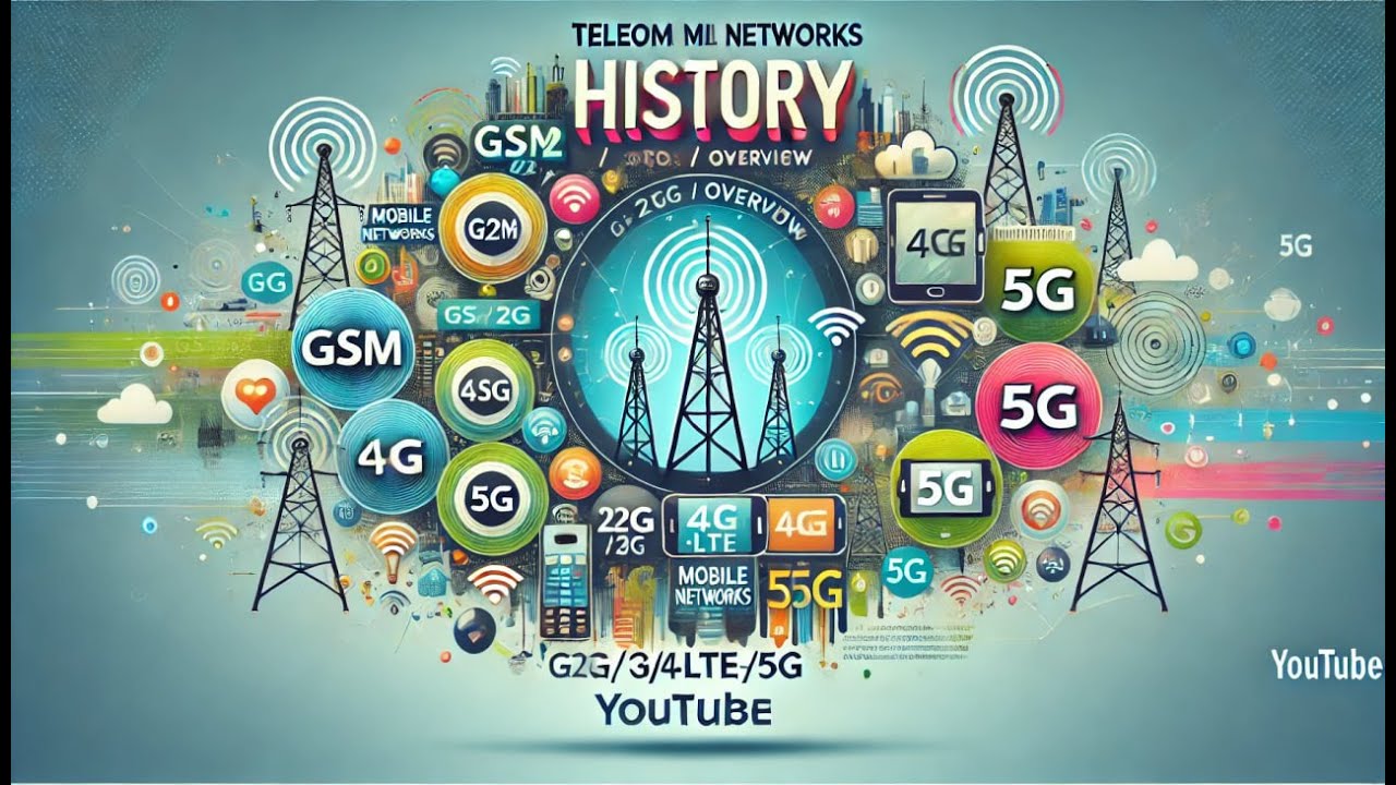 01- Mobile Networks History / Overview GSM/2G/3G/4G-LTE/5G (Episode 01 ...