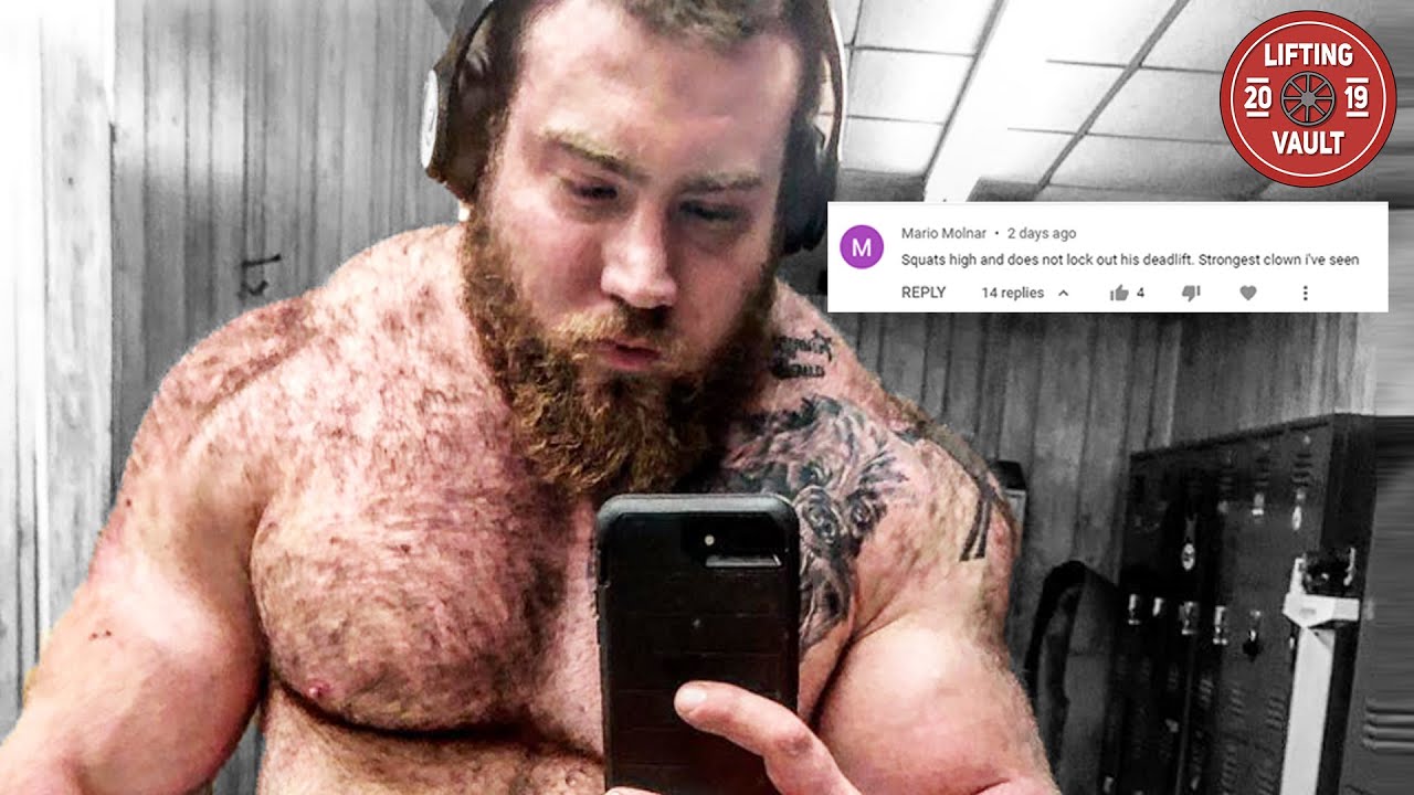 Internet Labels Top Powerlifter As Gym Clown - YouTube