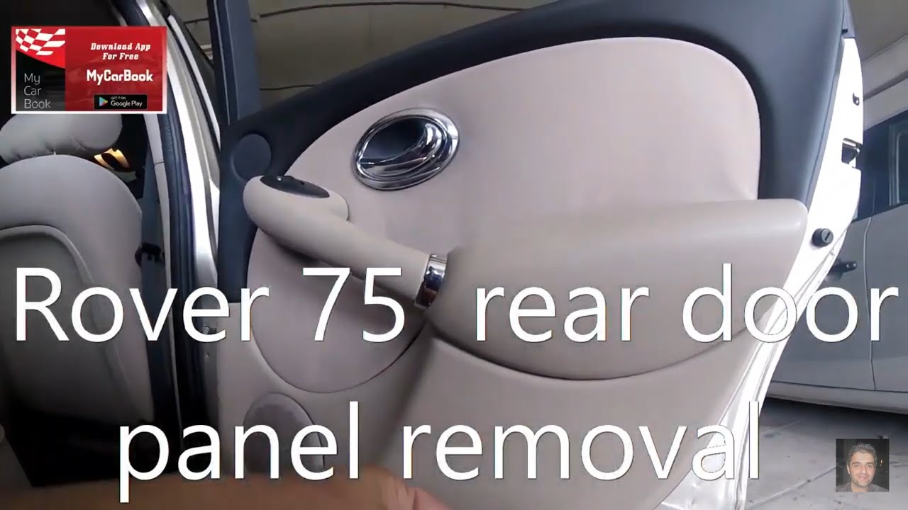 Rover 75 rear door panel removal - YouTube