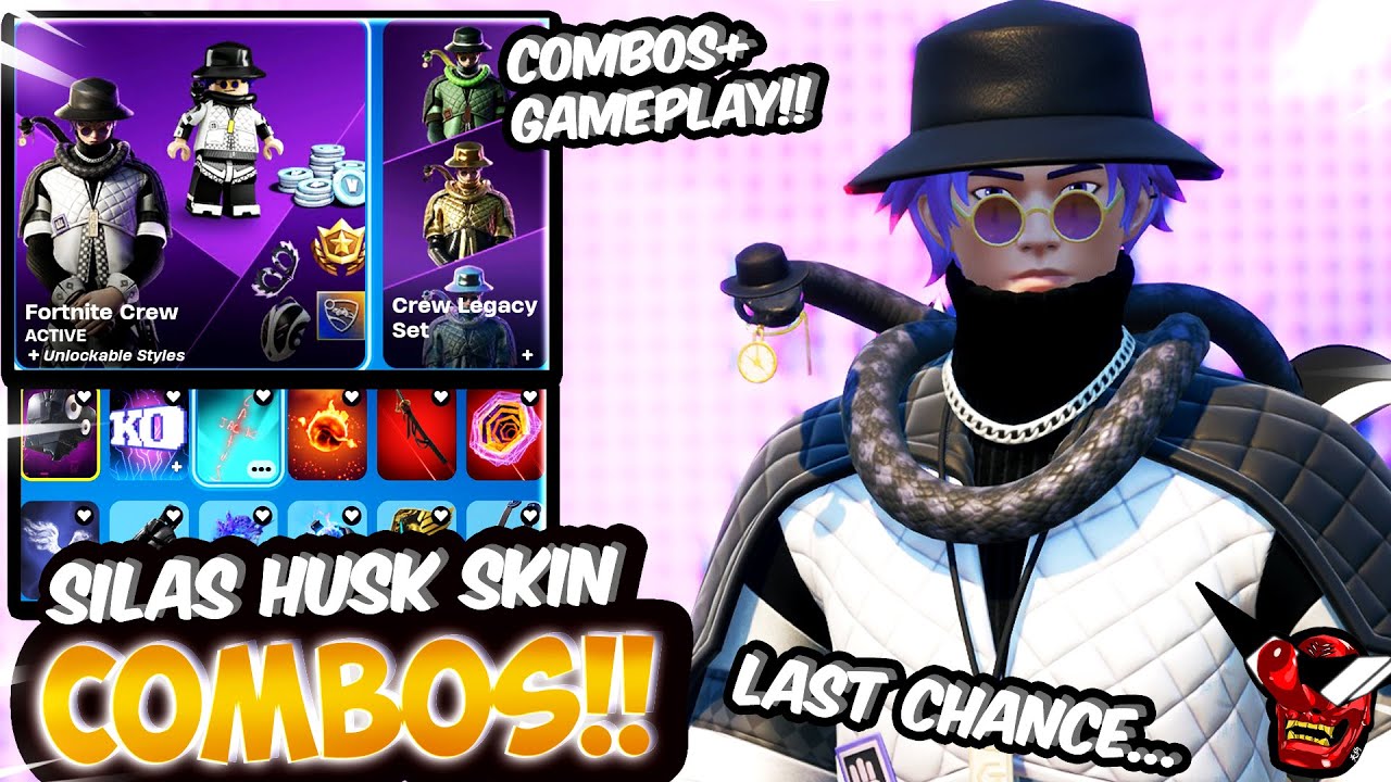 LAST CHANCE To Get The SILAS HUSK SKIN | Best Combos | Gameplay ...