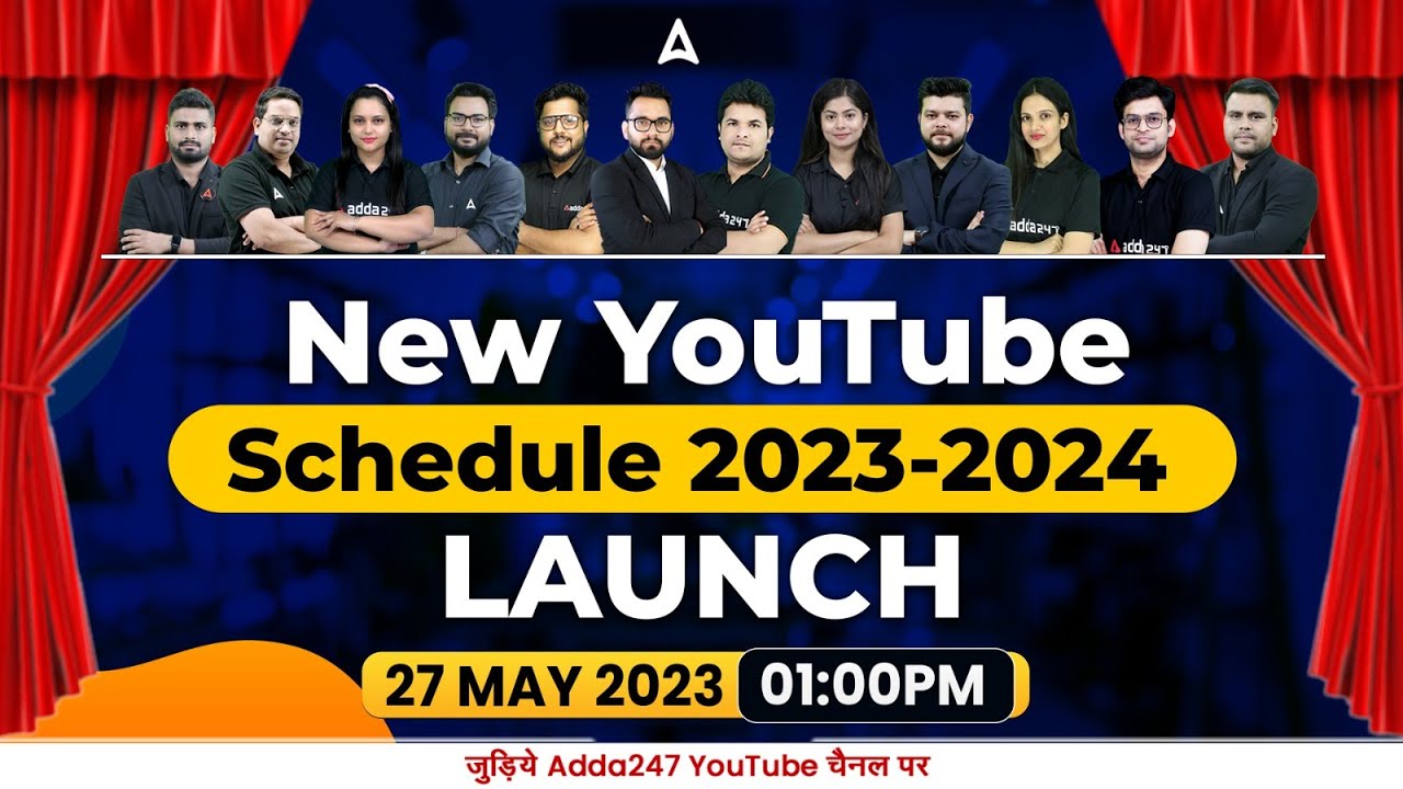 Adda247 New YouTube Classes Schedule 2023- 24 | Abki Baar Bank Exam ...
