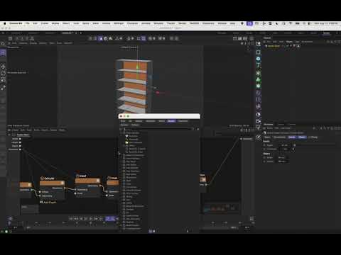 Model a Bookcase with Scene Nodes [Scene Nodes 101] - YouTube