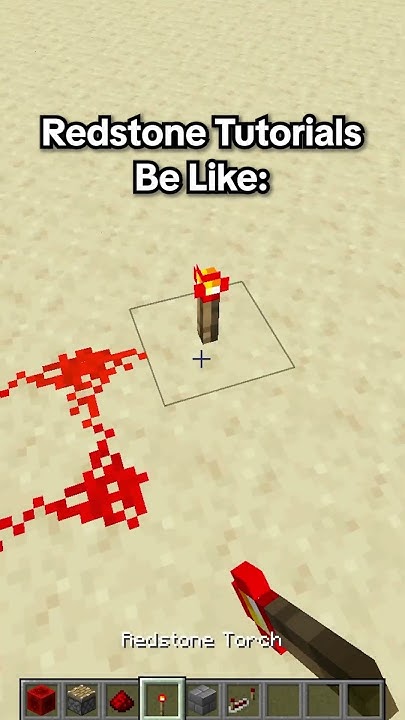 Redstone Tutorials Be Like 😂 - YouTube