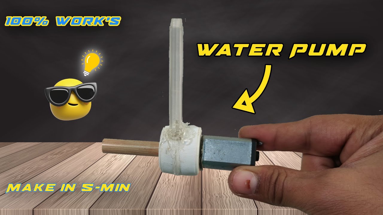 How To Make Water Pump [easy steps] At Home / HOBBY INSPIRER - YouTube