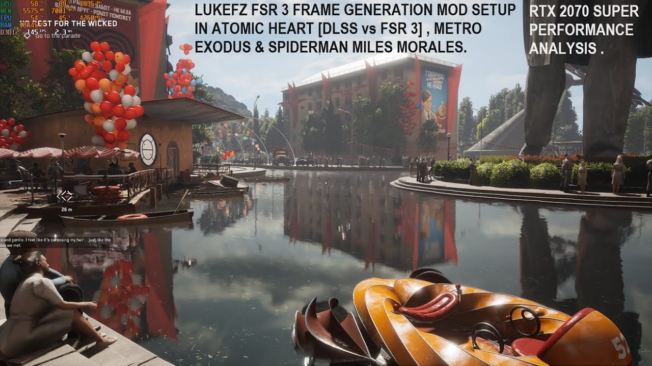 LukeFZ FSR 3 Frame Generation Mod Setup Atomic Heart , Miles Morales ...