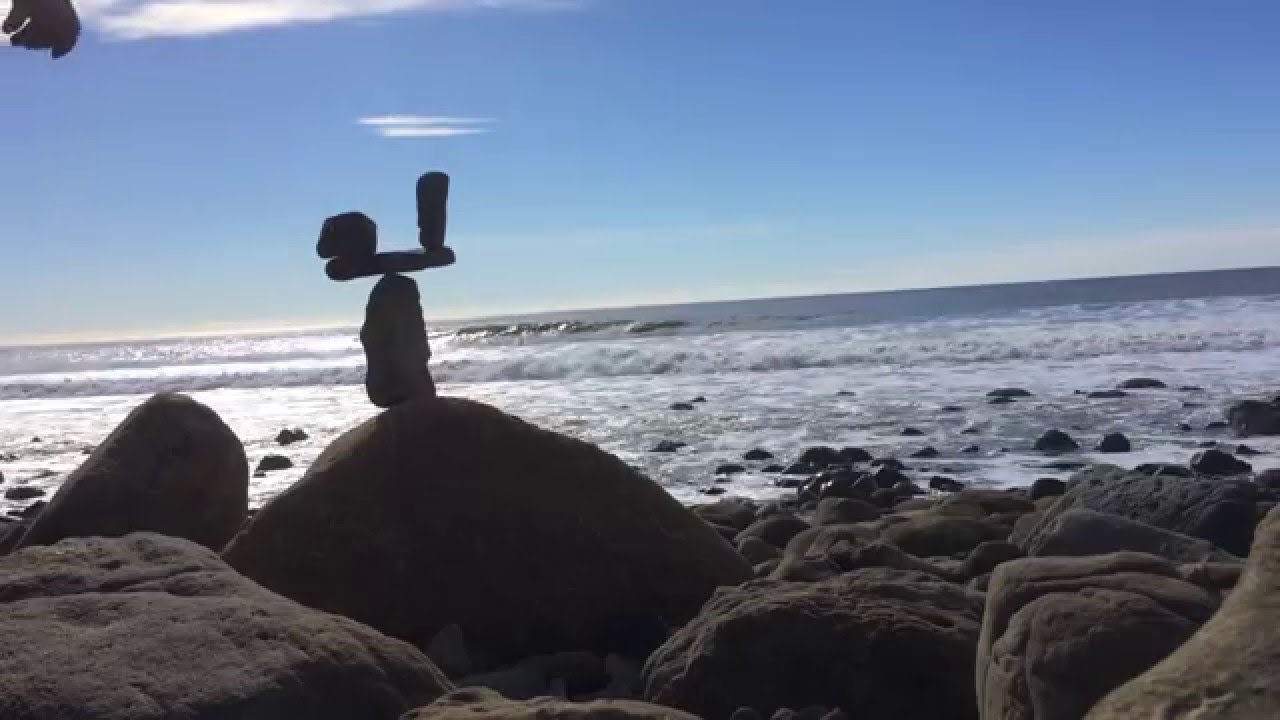 Rock Balancing Knock Over - YouTube