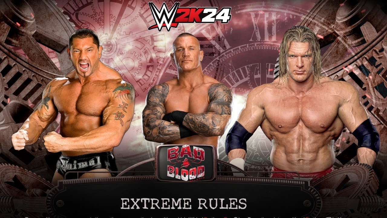 Full Match - Randy Orton vs. Batista vs. Triple H: Extreme Rules Match ...