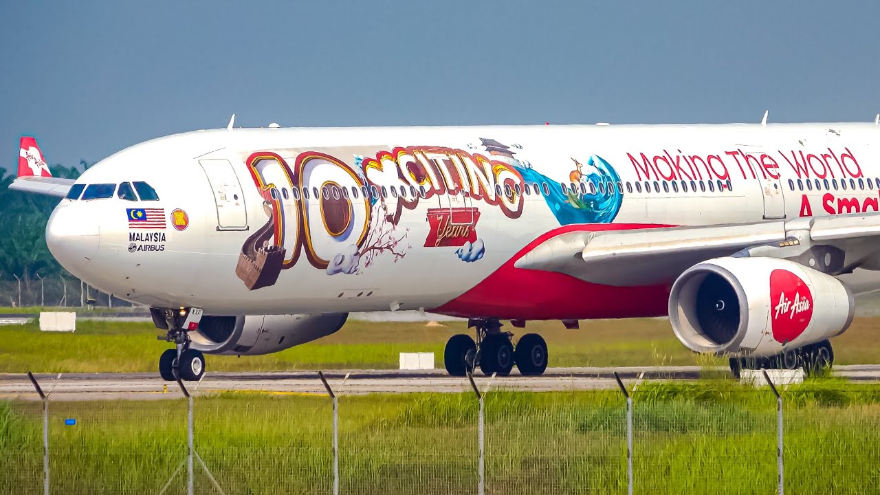 20 Minutes Kuala Lumpur Plane Spotting | B777 A330 B787 A320 B737 A350 ...