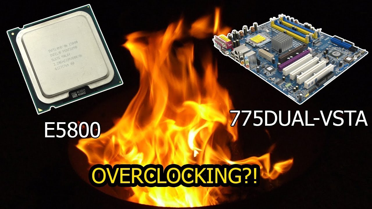 Overclocking E5800 to 4.5 Ghz - YouTube