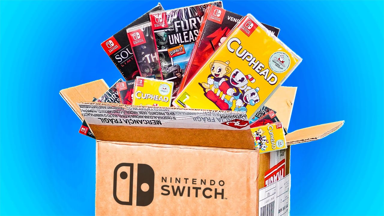 Abriendo una CAJA SORPRESA con JUEGOS RANDOM del Nintendo Switch 😱 ...