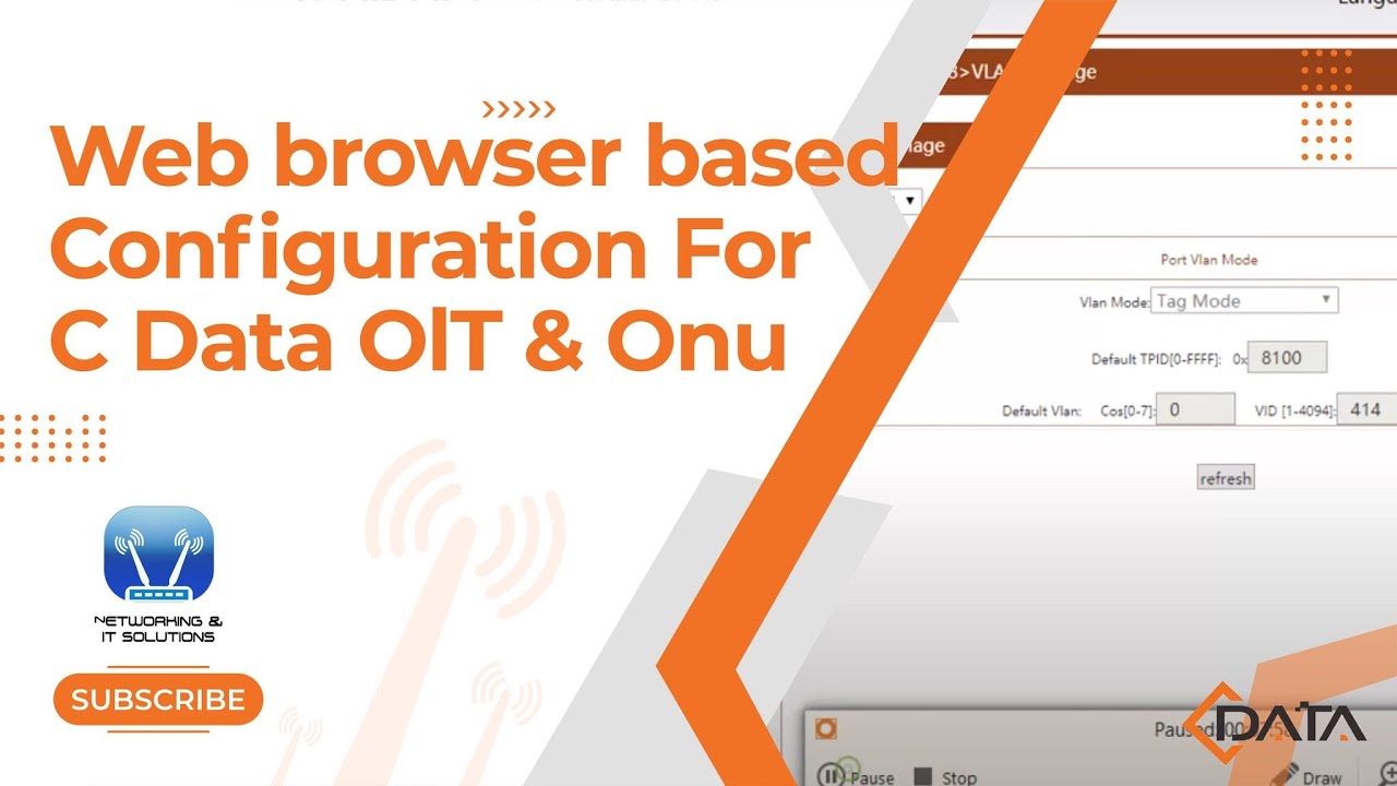 C DATA Epon olt Vlan Confiquration &Onu Vlan Tag. olt (Bangla) - YouTube