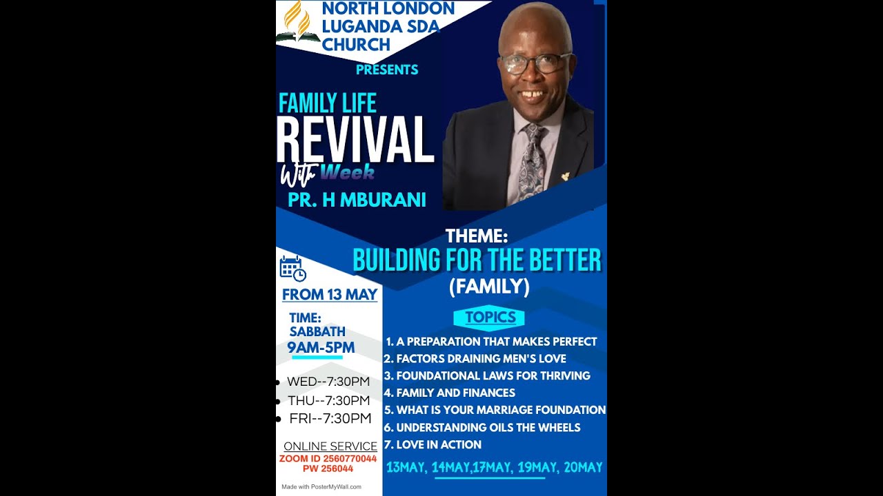 FAMILY LIFE REVIVAL WEEK || BY PR HARRISON MBURANI - YouTube