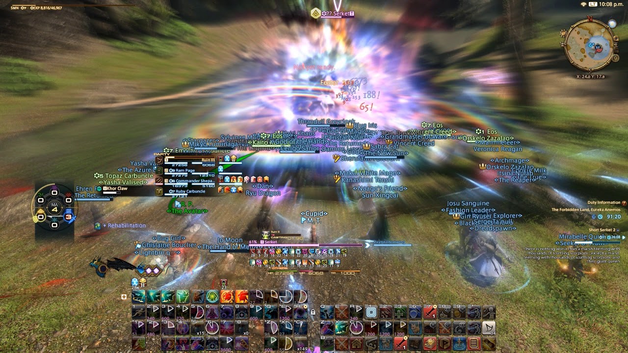 FFXIV The Forbidden Land, Eureka Anemos part 2, fates levelling 5-12 ...