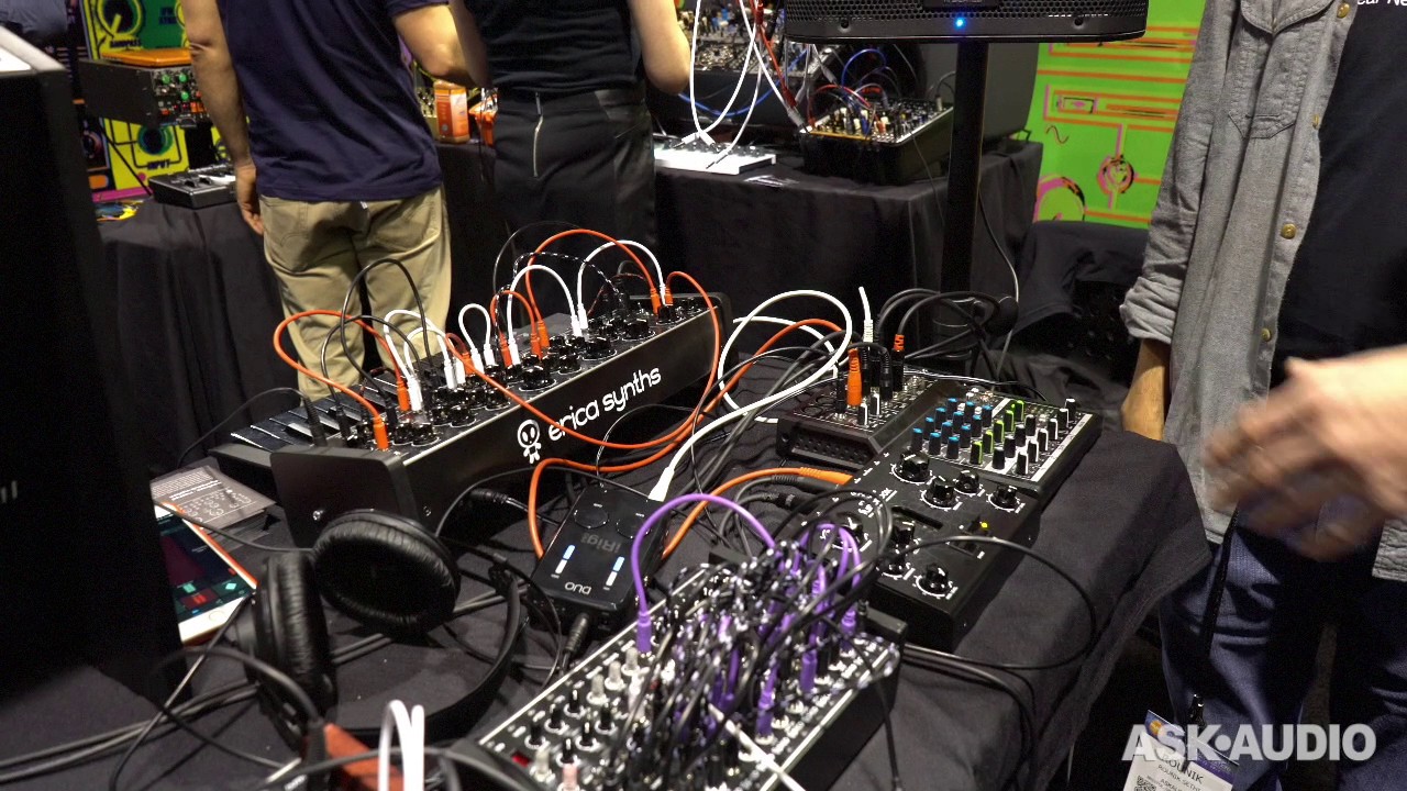 Erica Synths introduce new synth modules @ NAMM 2017 - YouTube