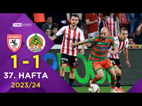 Yılport Samsunspor (1-1) Corendon Alanyaspor | 37. Hafta - Trendyol Süper Lig 2023/2024