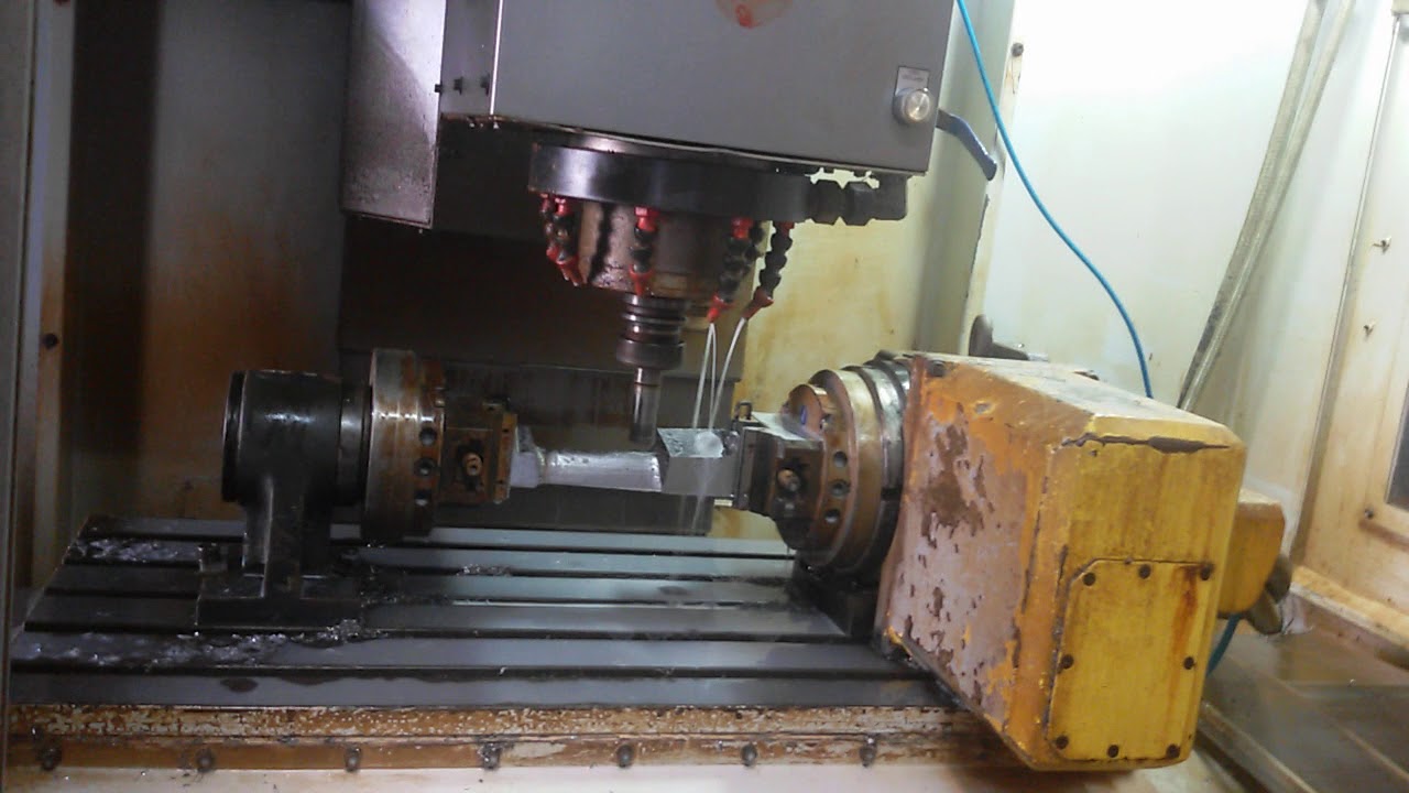 TURBINE BLADE MACHINING 1 - YouTube