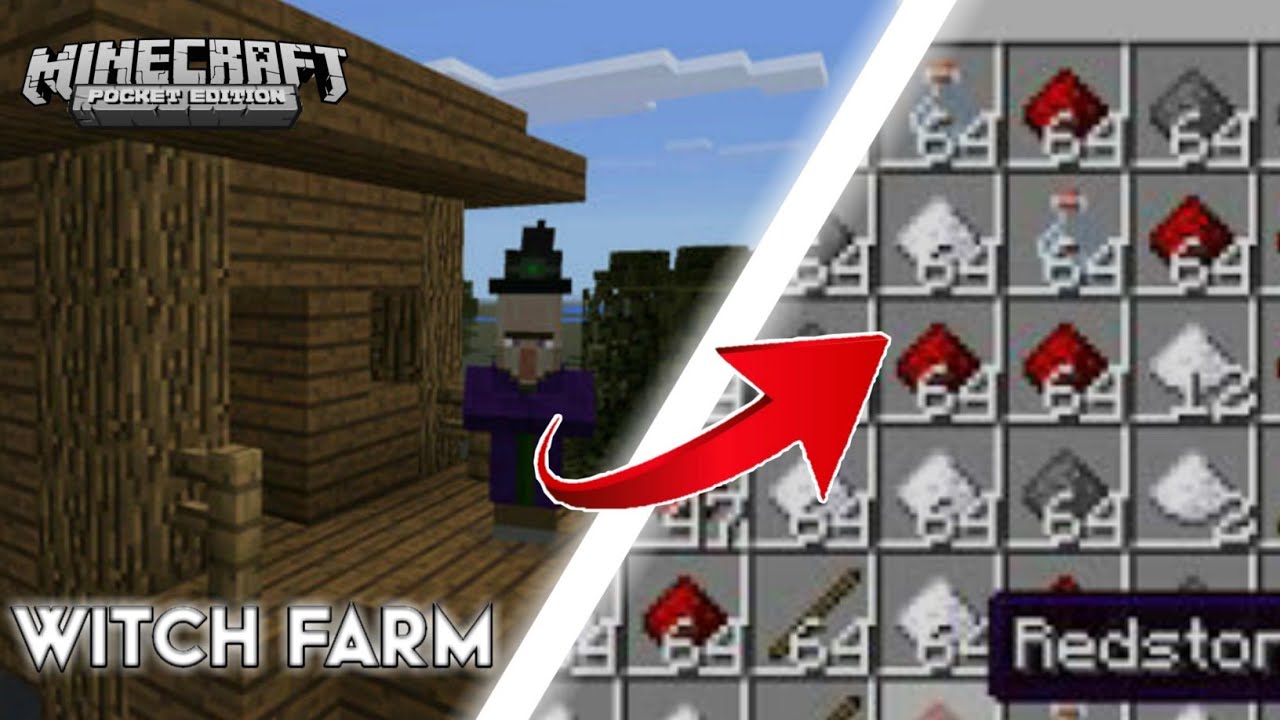 MINECRAFT WITCH FARM - EASY AND EFFECTIVE BUILT 1.18 - YouTube