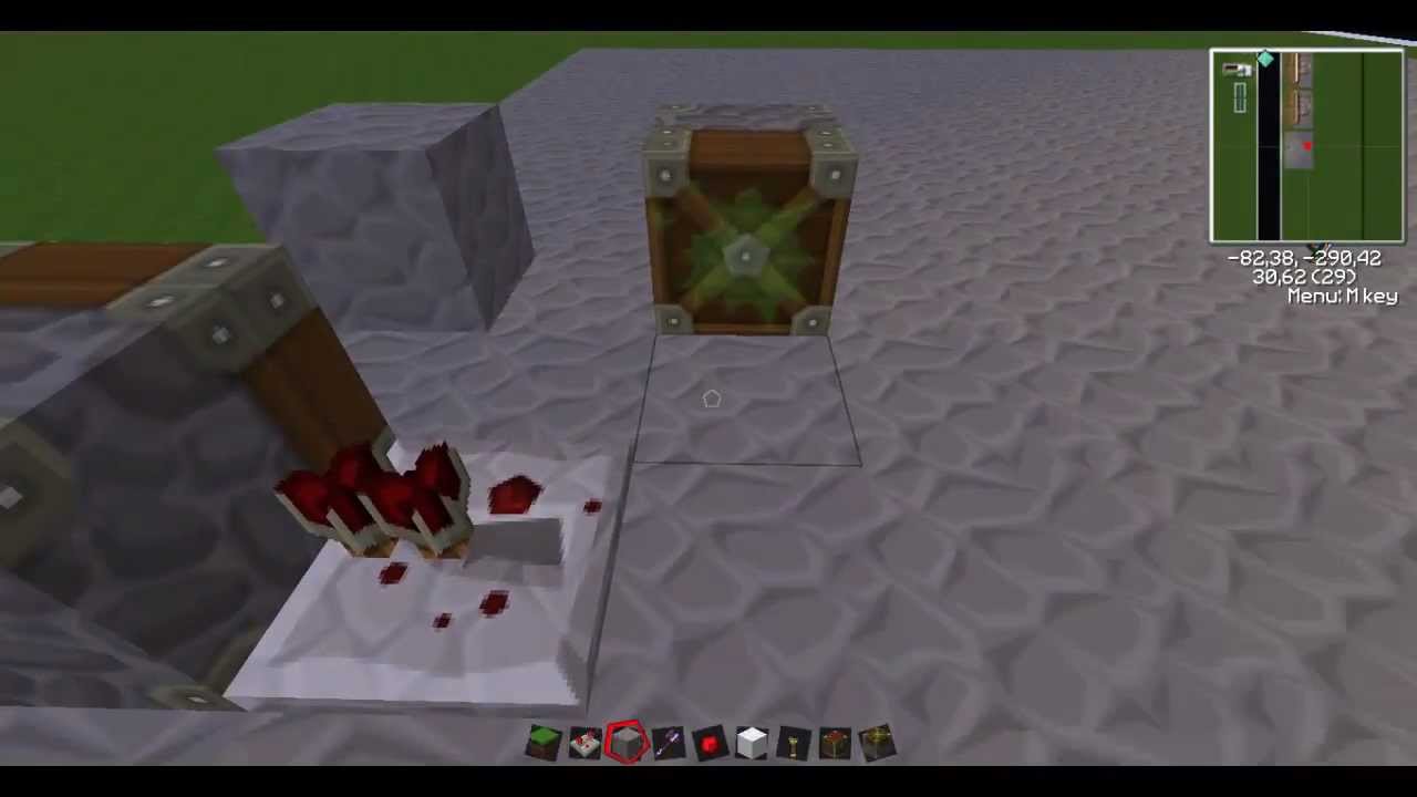 Minecraft Redstone Ep.1 - Sand Machine - YouTube
