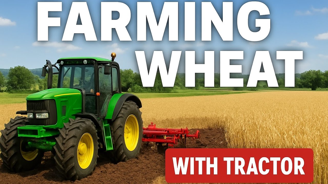 🌾 Farming Wheat with Tractor | Farming Simulator Gameplay 🚜 - YouTube