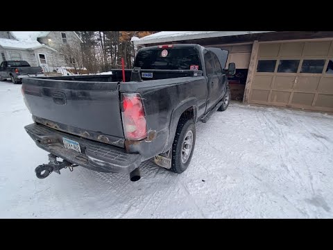 DEAD BATTERIES! Cold start! Lbz duramax - YouTube