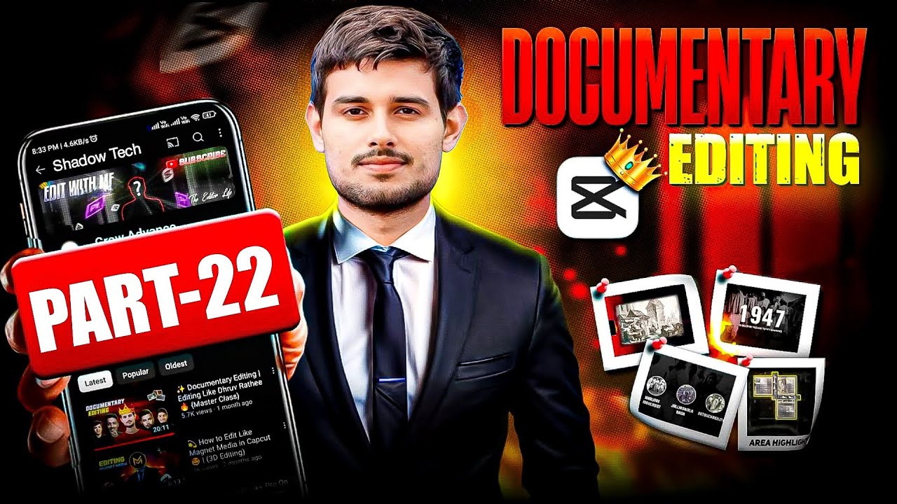 Documentary Editing | How to Edit Like DHRUV RATHEE in Mobile 🔥 (Free Course) - YouTube