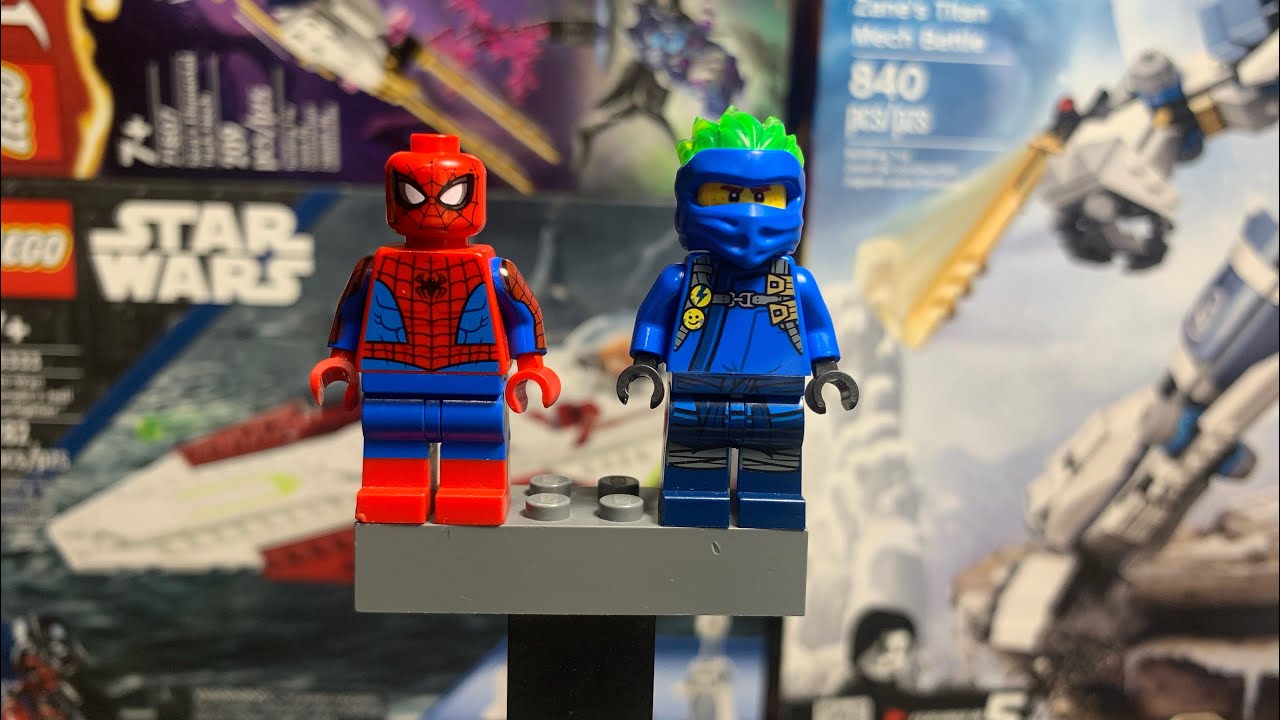 I made ninjago marvel minifigures - YouTube