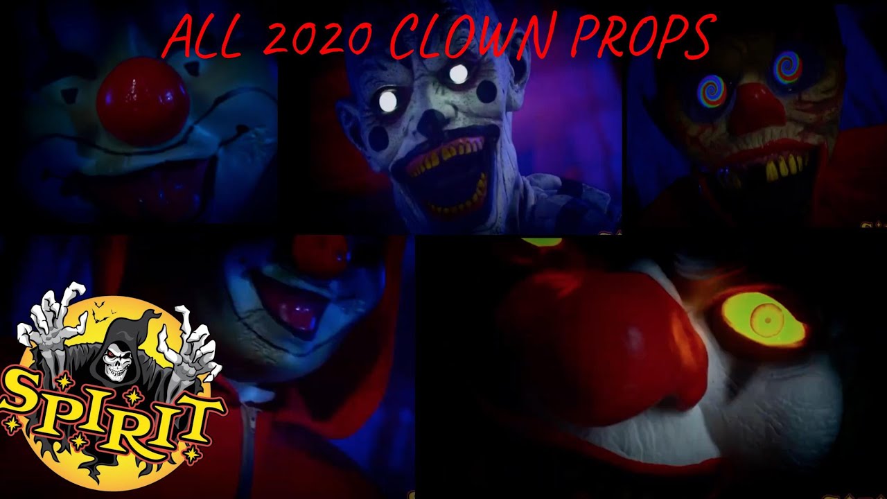 All 2020 Clown Animatronics | Spirit Halloween 2020 - YouTube