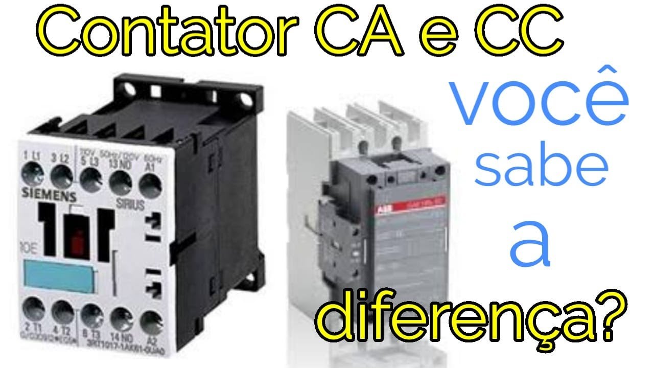 contator de potencia CA / CC - YouTube