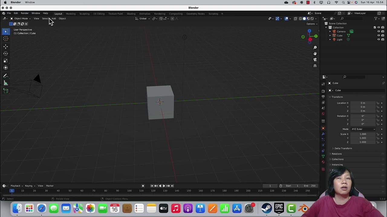 Cara memasukkan screencast key Addons di Blender, blender tutorial for ...