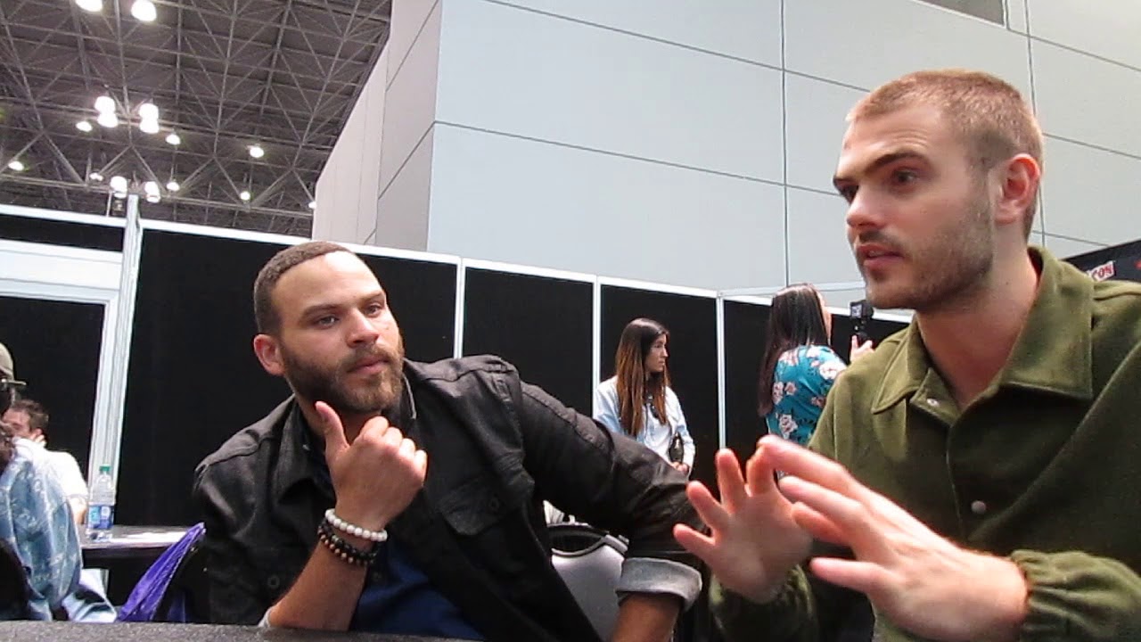 Sirens Stars Ian Verdun and Alex Roe Talk Acting Underwater and the ...