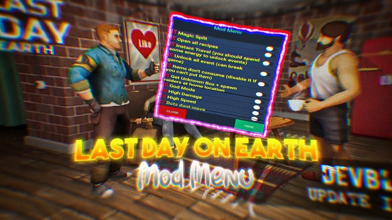 Last Day On Earth 1.8.5 Mod Menu Apk+Obb | ldoe hack | ldoe mod | lode ...