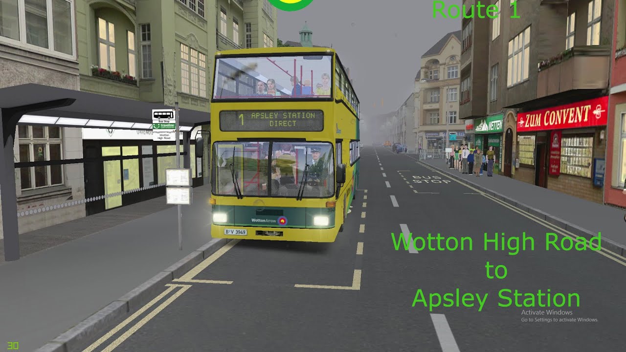 Omsi 2 Bowdenham V4- 1 Wotton High Road to Apsley Station - YouTube