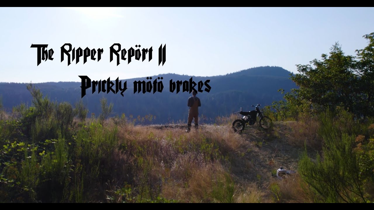 The Ripper Report ep2 - Surron Light Bee Prickly Ultra Bee Moto Brakes ...