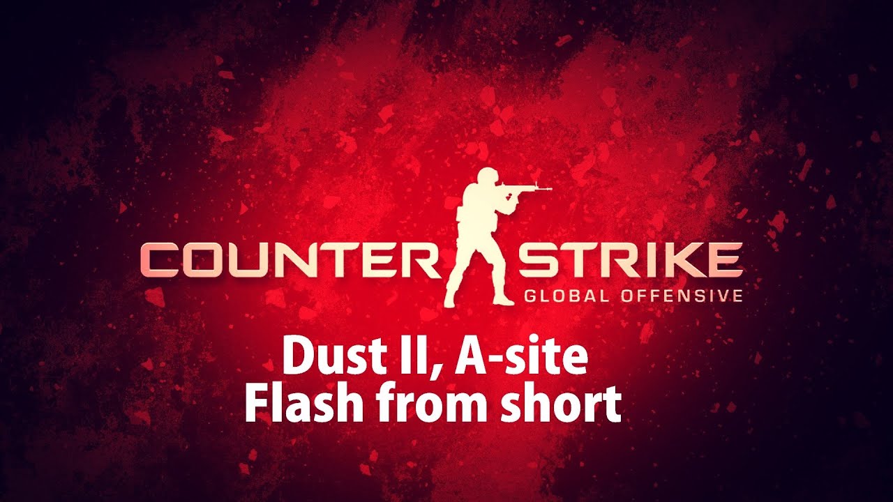 Dust 2, Flash on A-site, Short stairs - YouTube